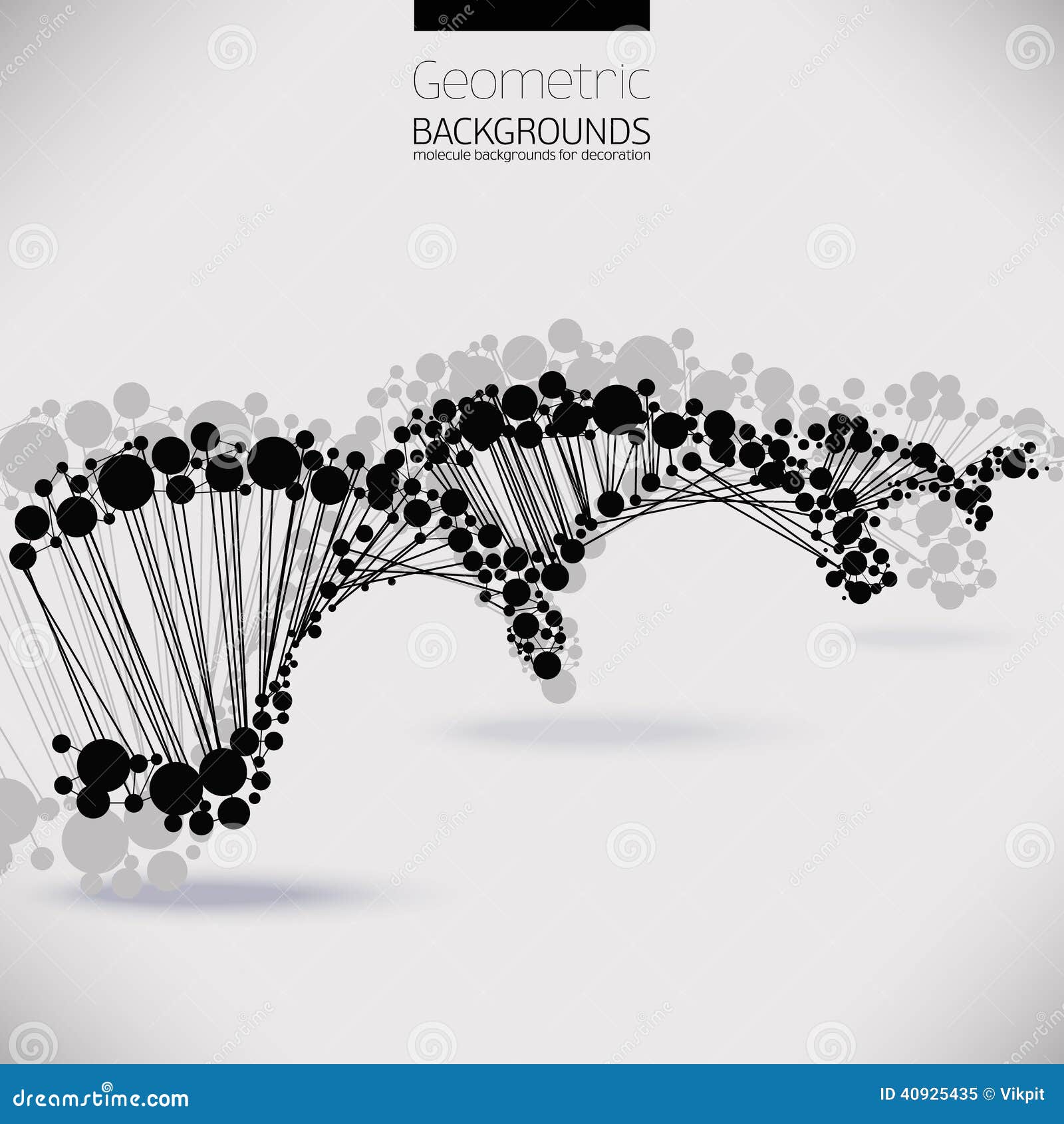 Abstract Geometric Lattice DNA Stock Vector - Illustration of chemistry ...