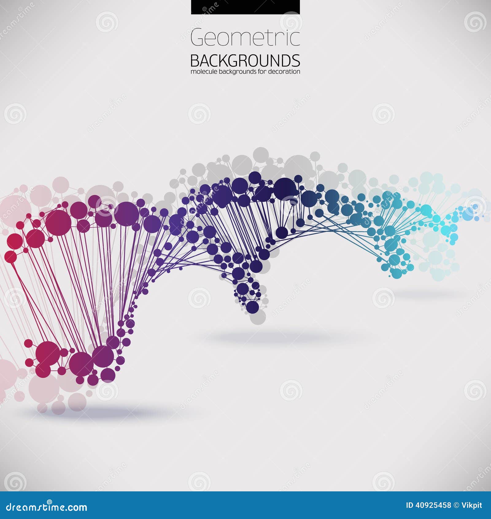 Abstract Geometric Lattice DNA Stock Vector - Illustration of ...