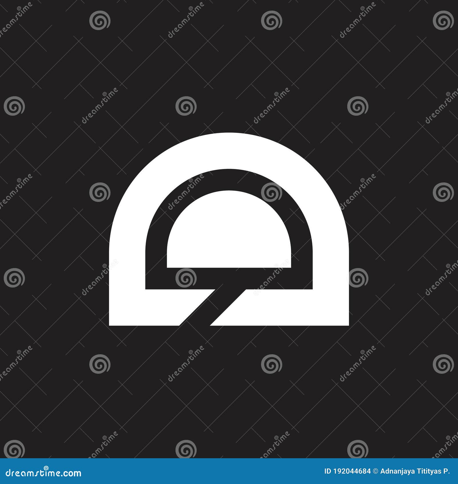 Abstract Geometric Line Curves Logo Vector Stock Vector - Illustration ...