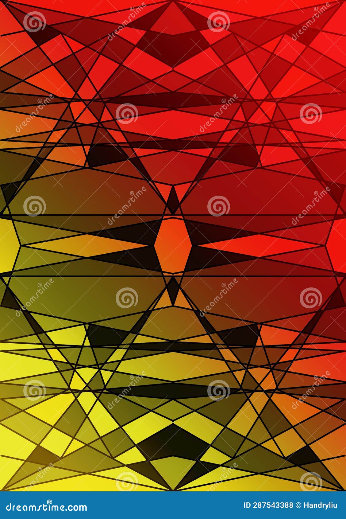 Abstract Geometric Line Style Design with Color Gradient Background ...