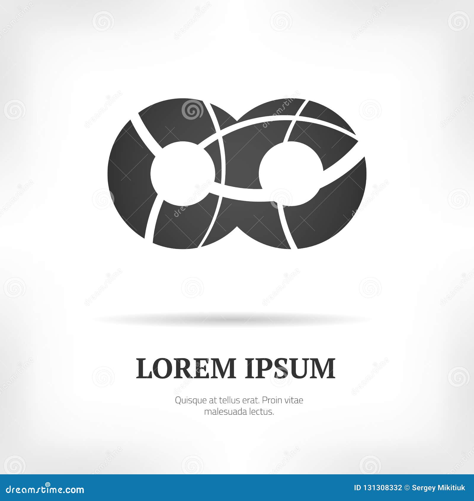 Abstract Geometric Logo. Simple Design Element Stock Vector ...