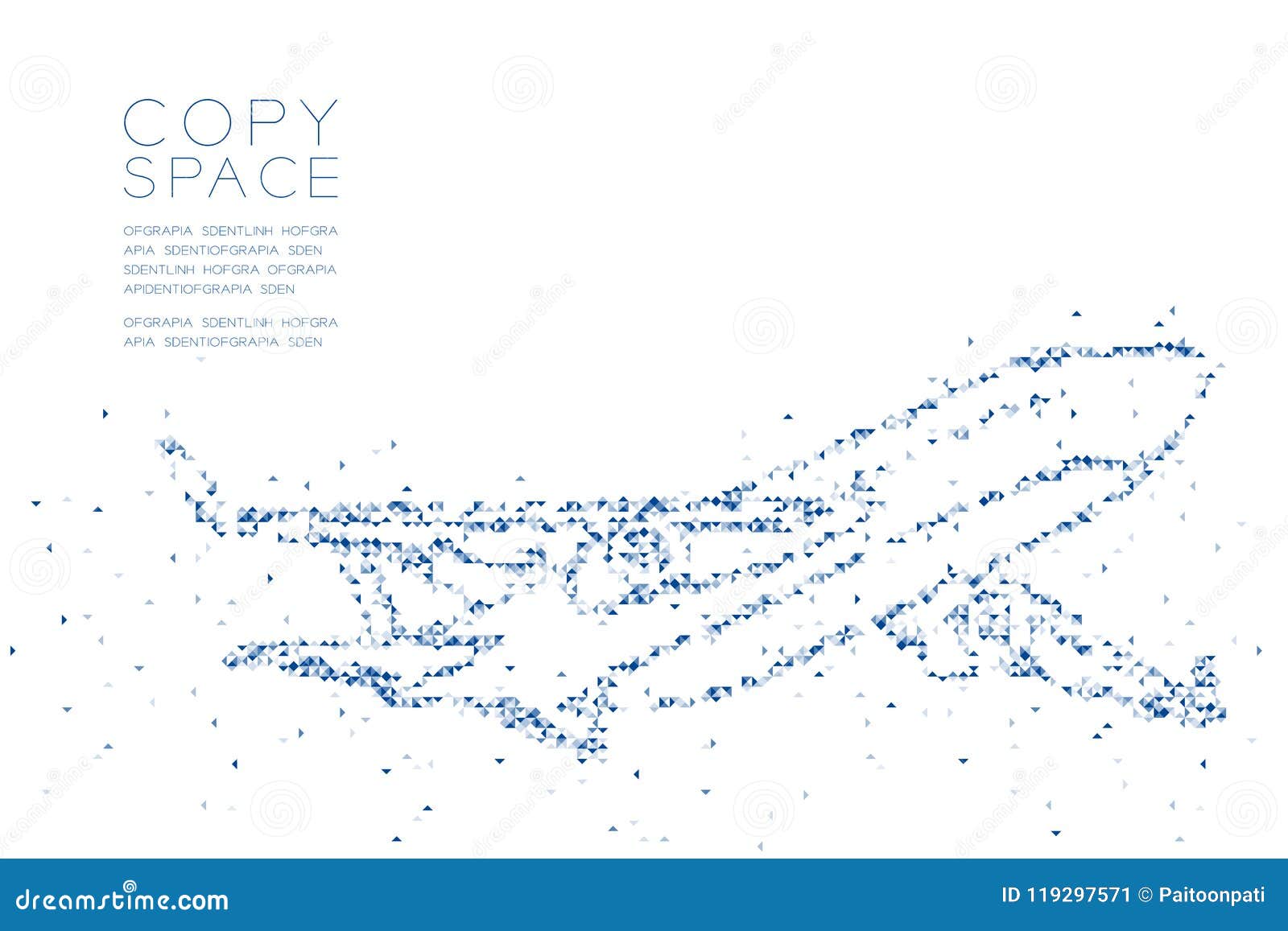 Abstract Geometric Low Polygon Square Box Pixel and Triangle Pattern ...