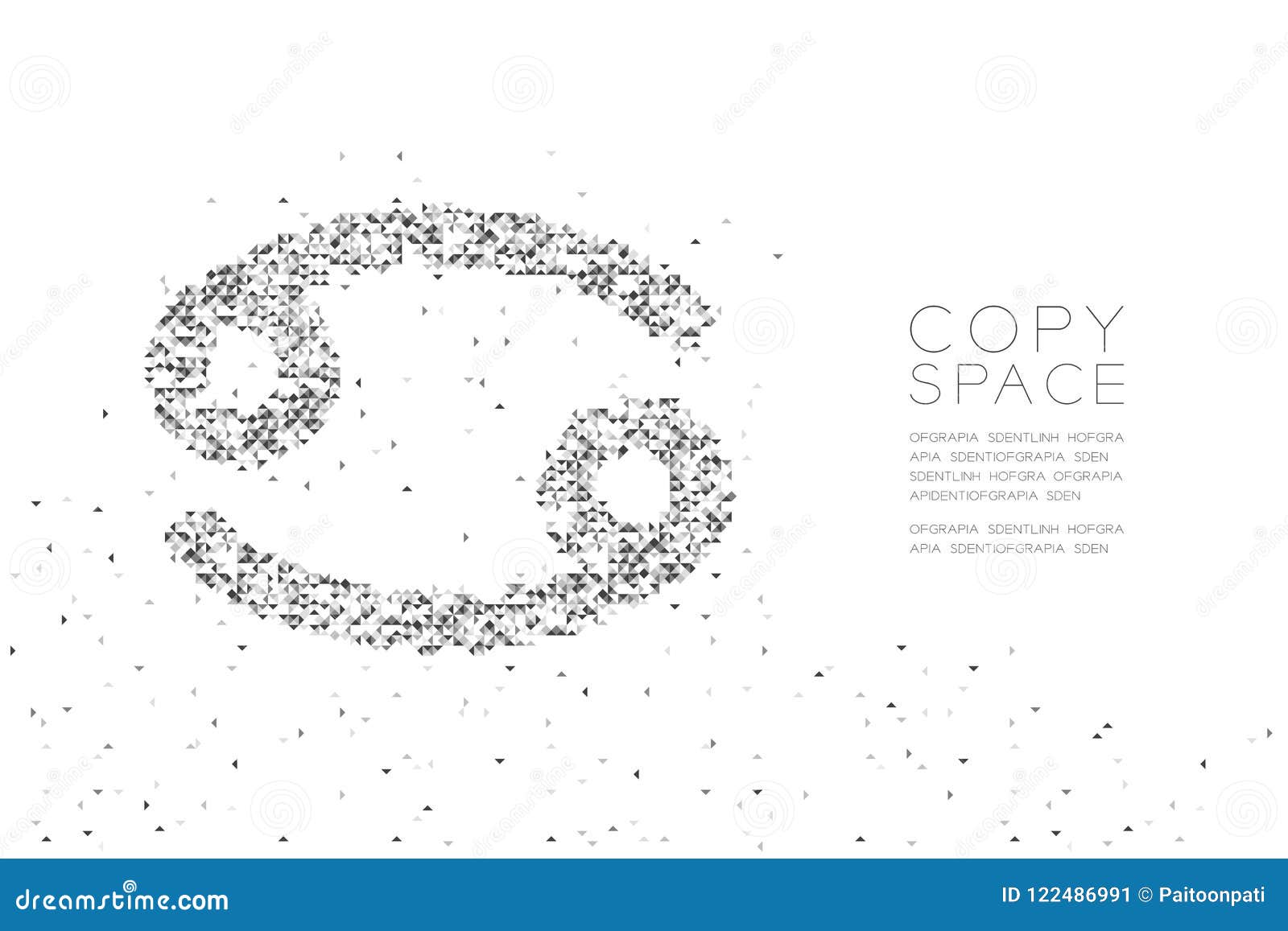 Abstract Geometric Low Polygon Square Box Pixel and Triangle Pattern ...