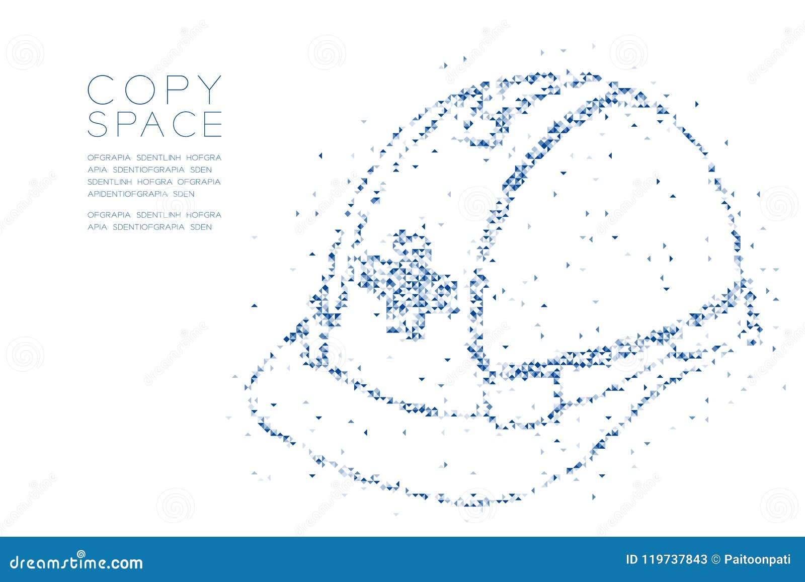 Abstract Geometric Low Polygon Square Box Pixel and Triangle Pattern ...