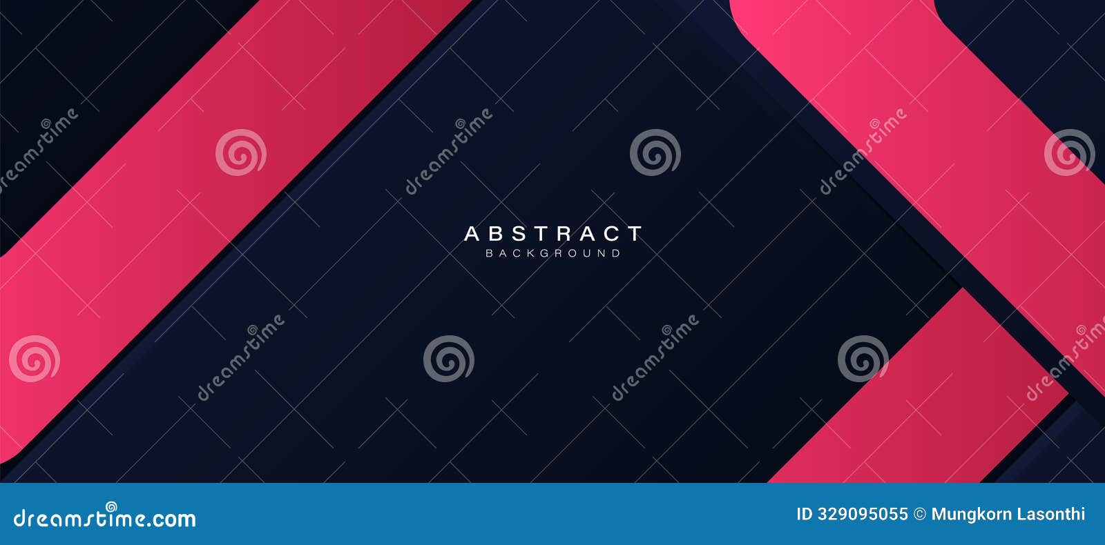 Abstract Geometric Magenta Lines with a Dark Blue Background. Modern ...