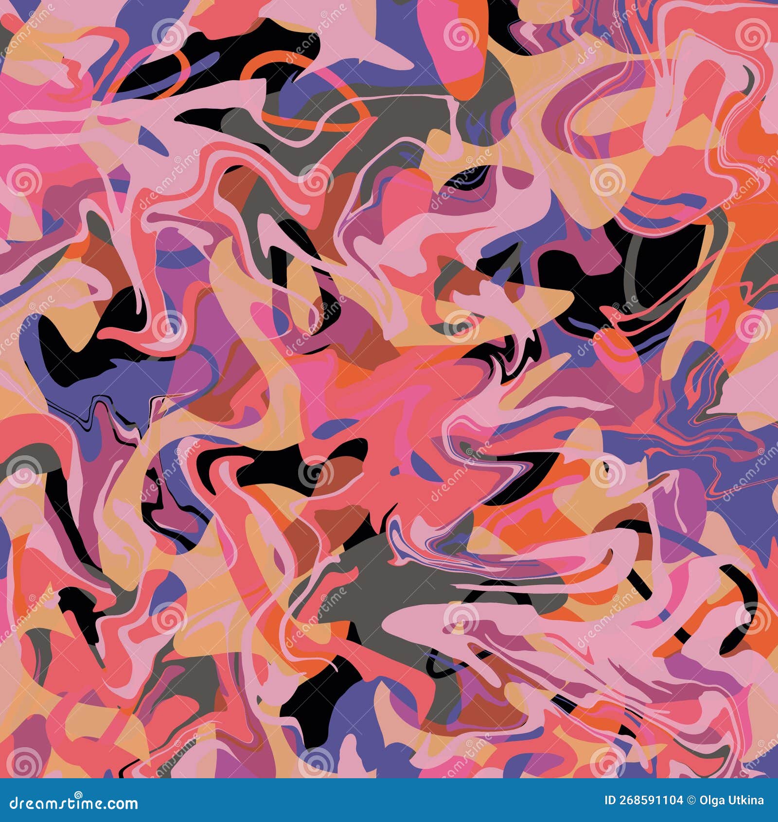 Abstract Geometric Marble Background in Muted Bleached Colors ...