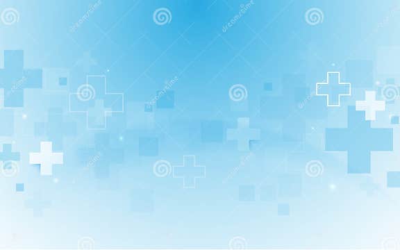 Abstract Geometric Medical Cross Shape Medicine And Science Concept