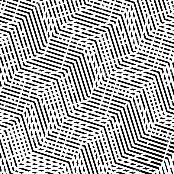Abstract Geometric Mesh, Grid Pattern of Interweaved, Interlocking ...