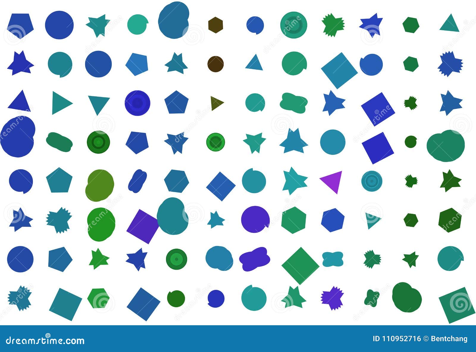 Pattern of Shape Illustrations Background. Stock Vector - Illustration ...