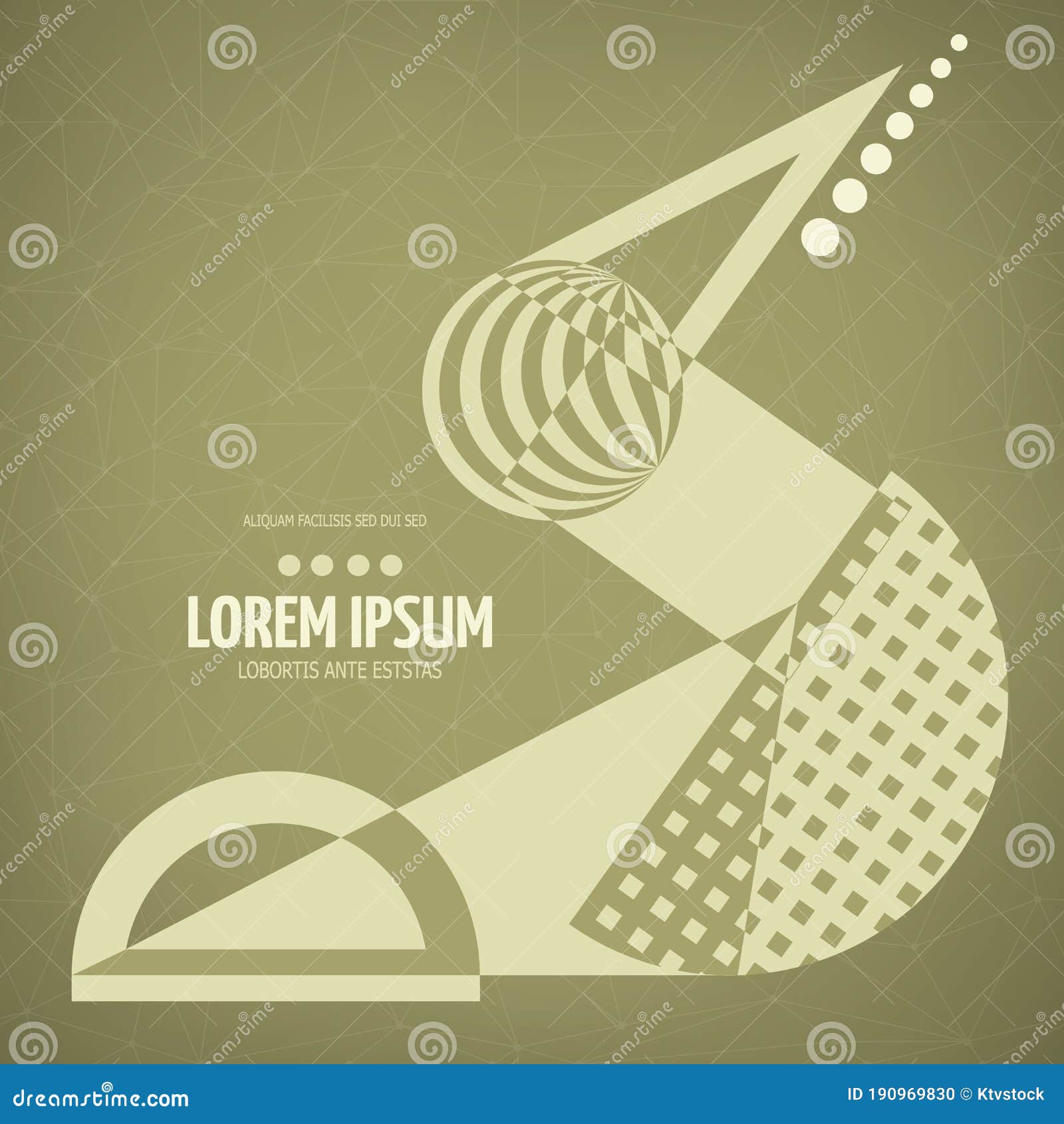 Abstract Geometric Modern Asymmetric Design. Stock Vector ...