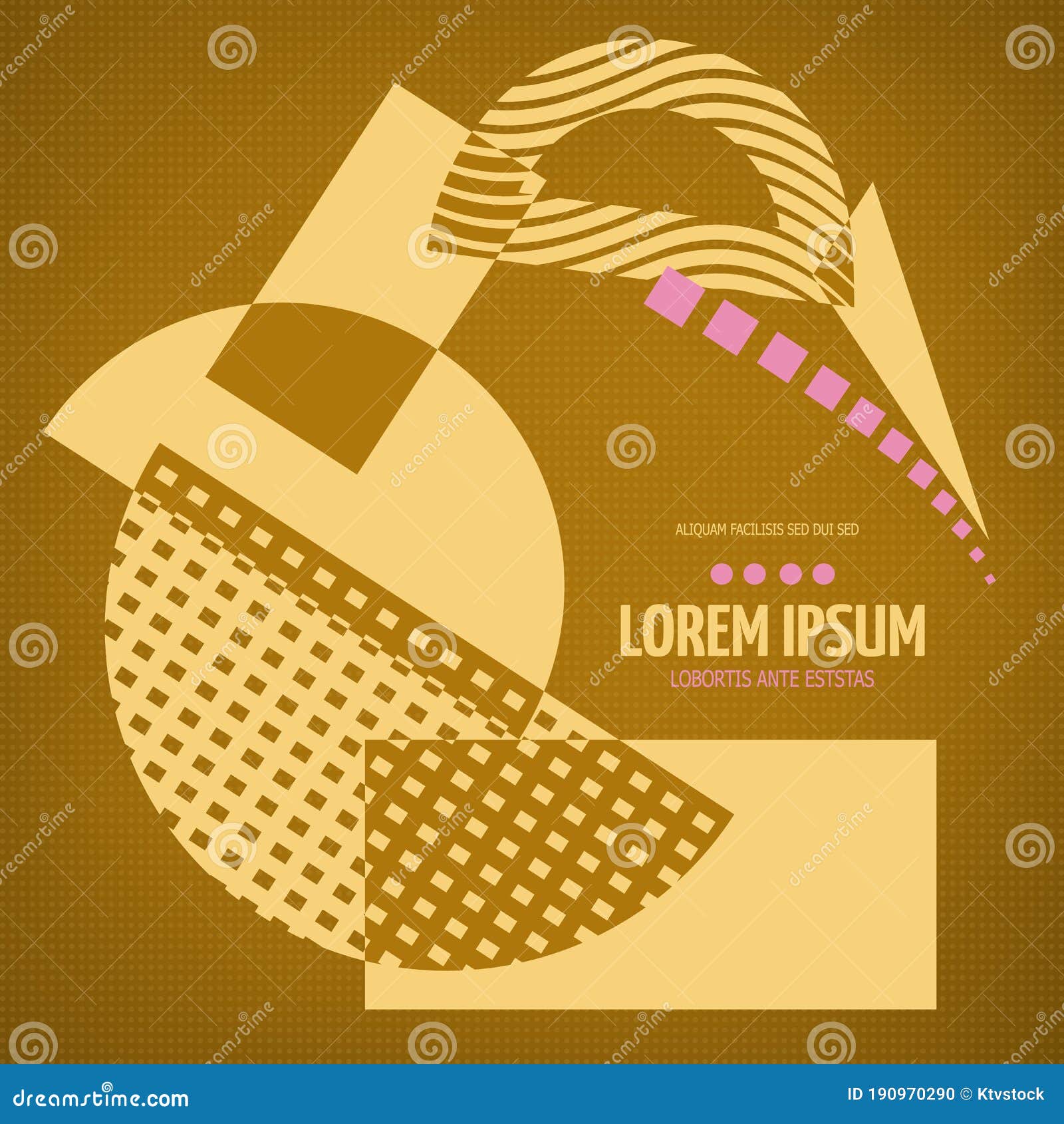 Abstract Geometric Modern Asymmetric Design. Stock Vector ...