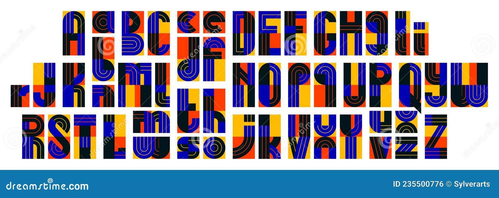 Abstract Geometric Modern Font Vector Typeset, Logo Creation Alphabet ...