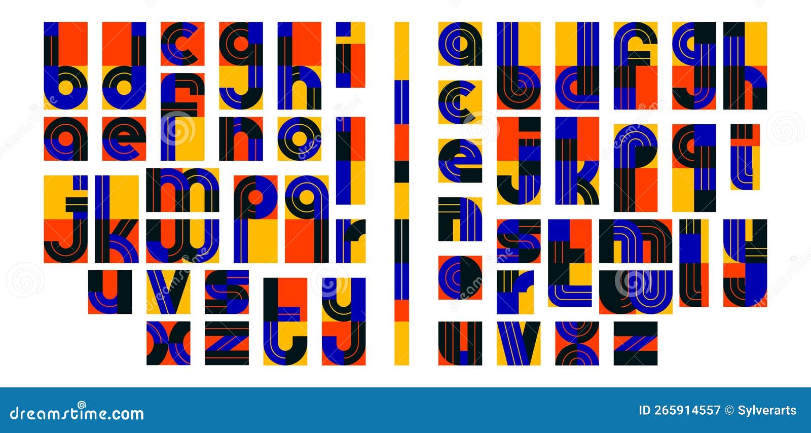 Abstract Geometric Modern Font Vector Typeset, Logo Creation Alphabet ...