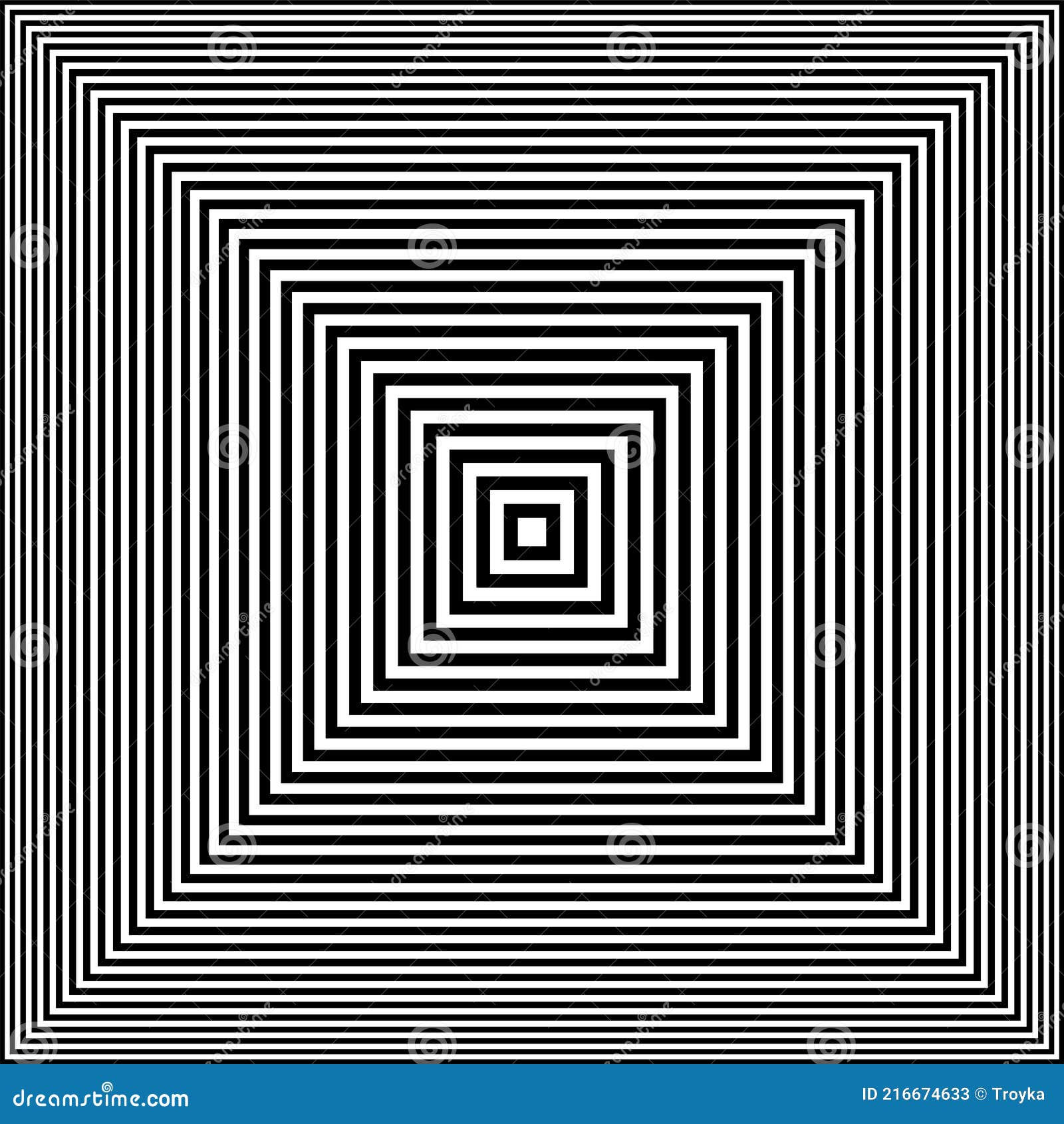 Abstract Geometric Op Art Design. Lines Pattern Stock Vector ...