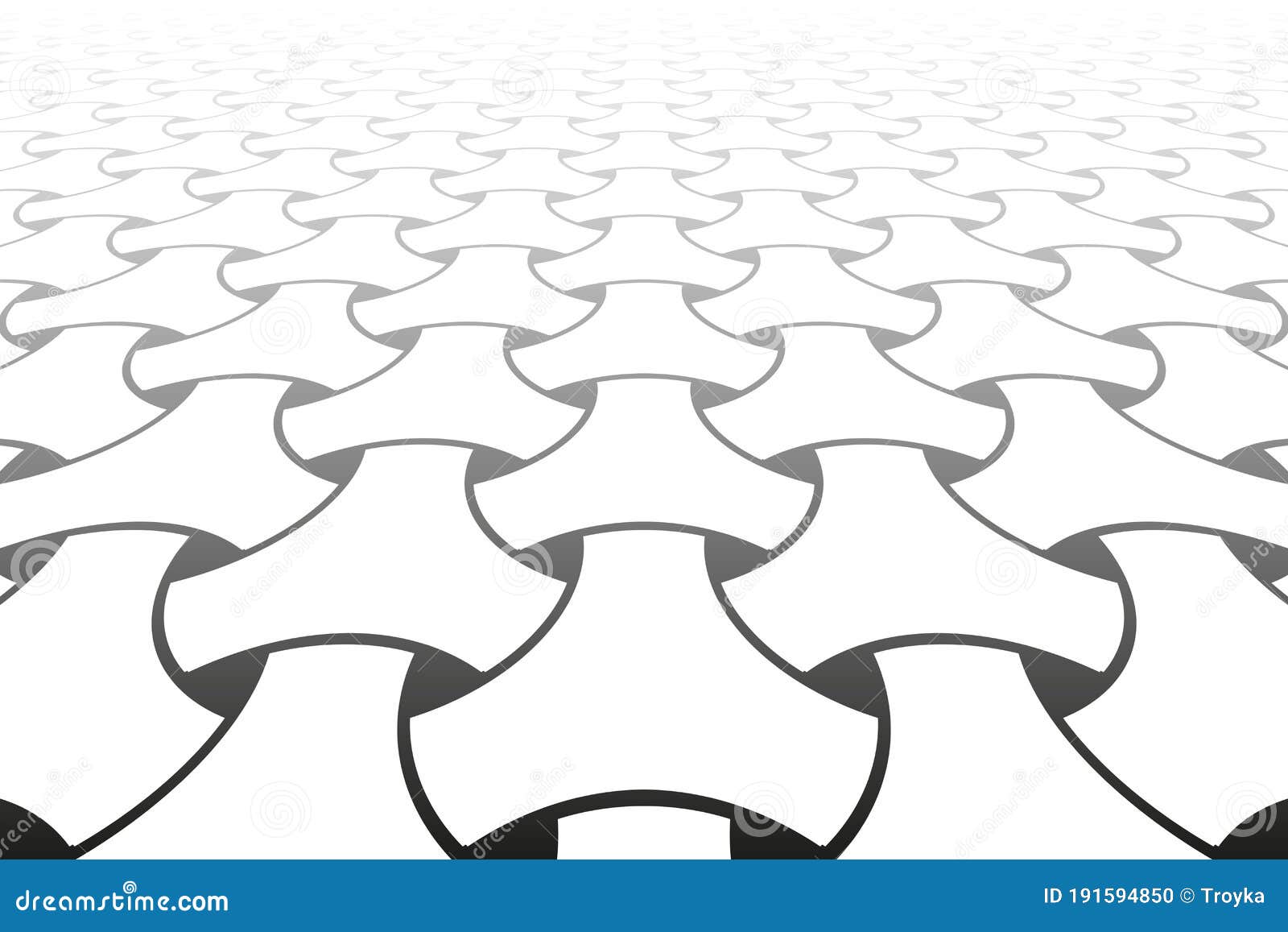 Abstract Geometric Op Art Pattern. Diminishing Perspective Stock Vector ...