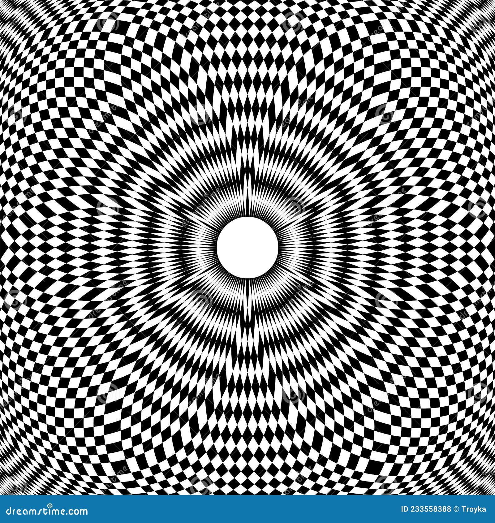 Abstract Geometric Op Art Pattern Stock Vector - Illustration of ...