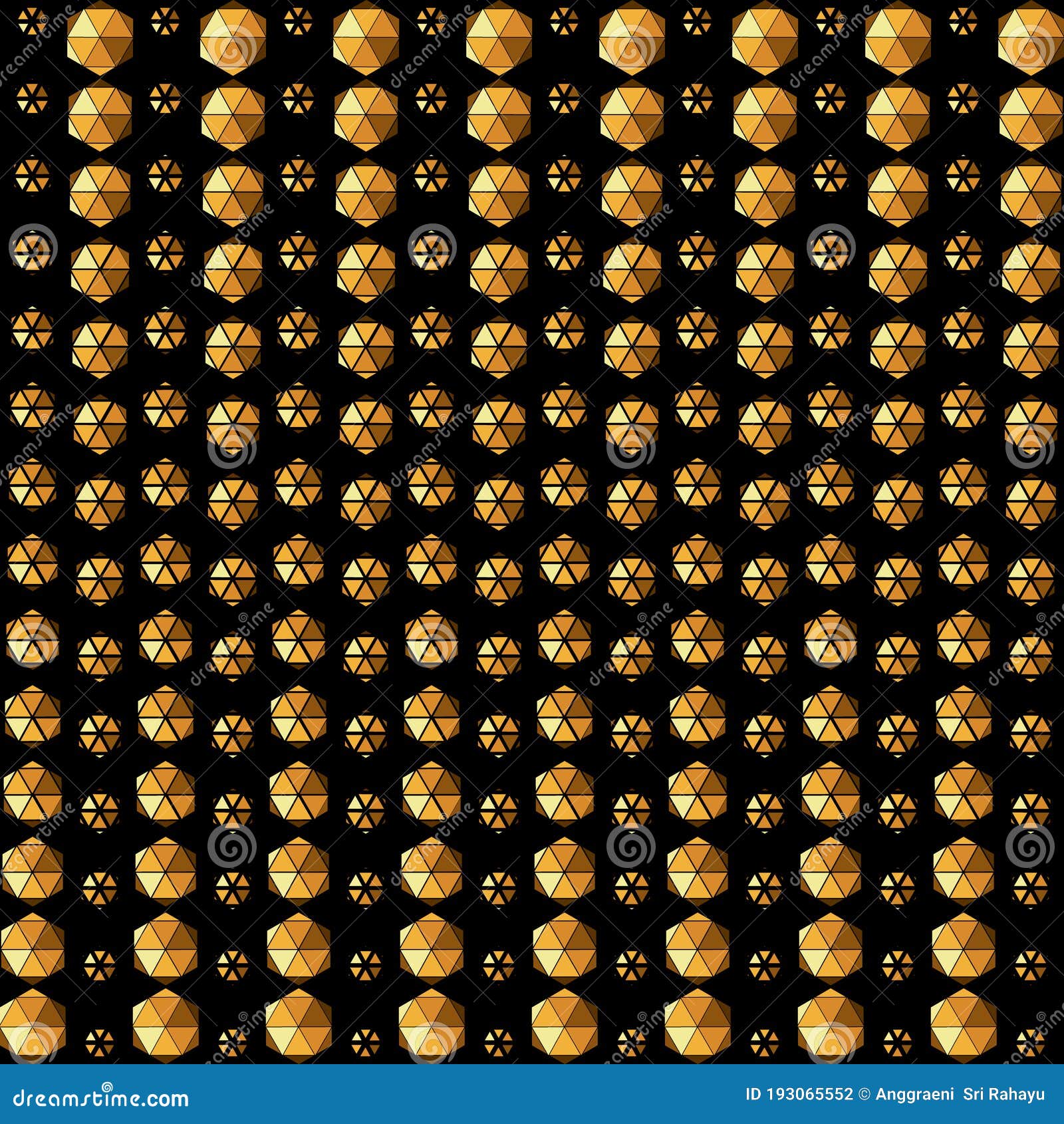 Abstract Geometric Ore Black and Gold Pattern Stock Vector ...