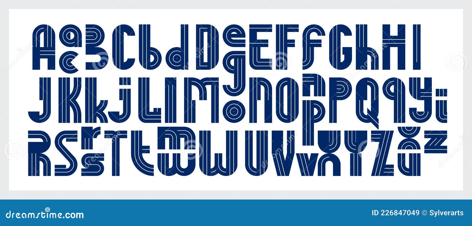 Abstract Geometric Original Font Vector Typeset, Logo Creation Alphabet ...