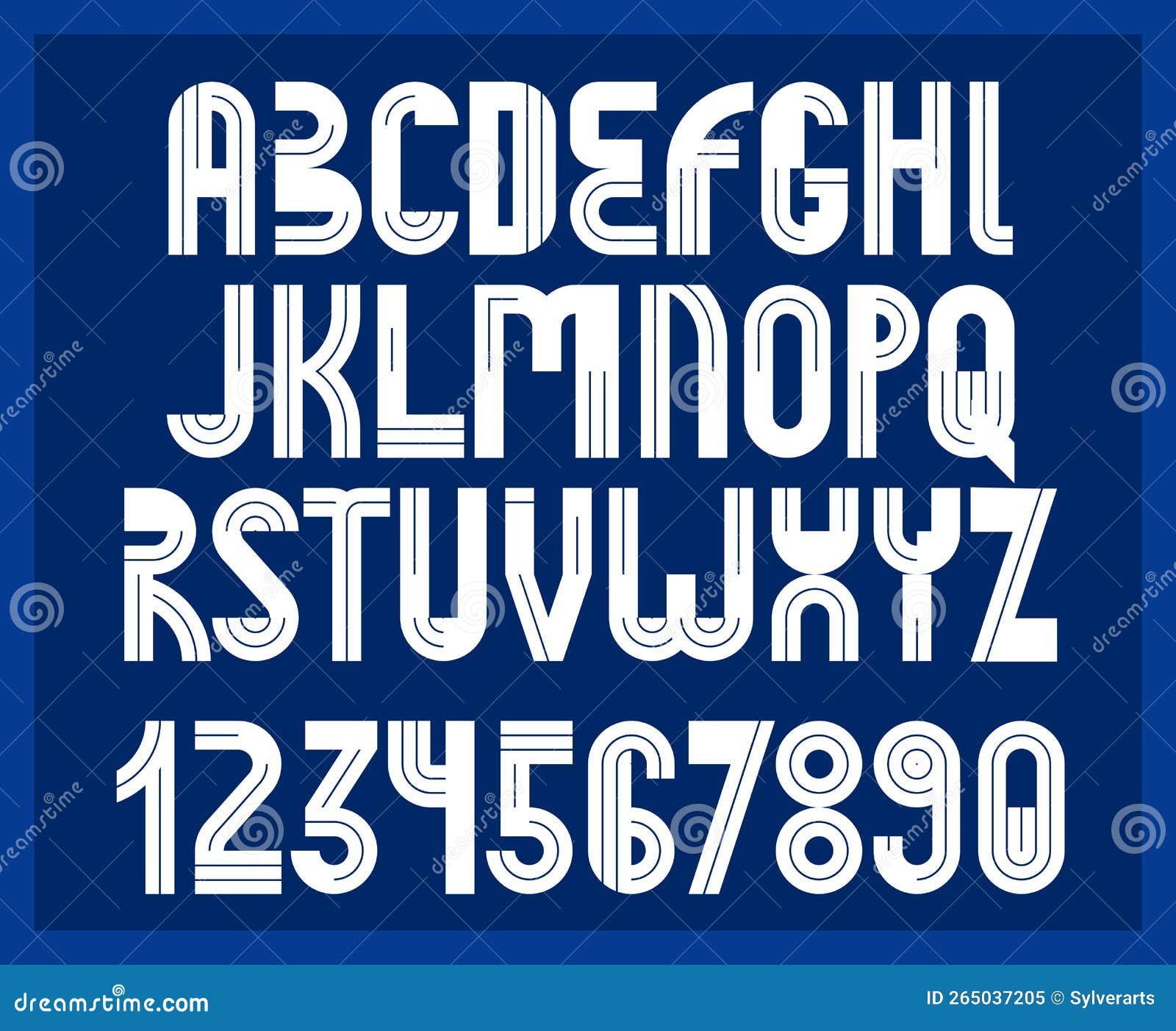 Abstract Geometric Original Font Vector Typeset, Logo Creation Alphabet ...