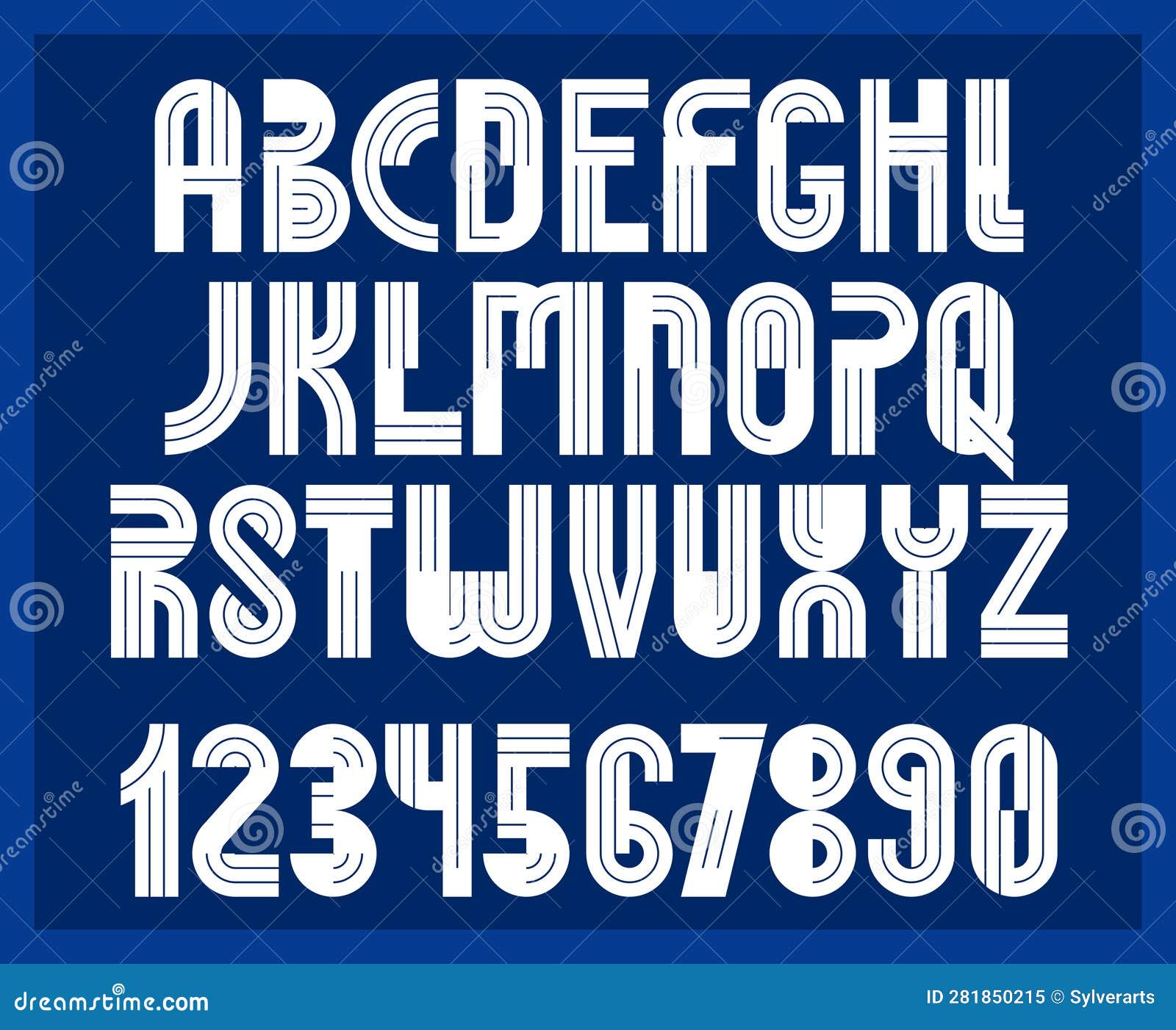 Abstract Geometric Original Font Vector Typeset, Logo Creation Alphabet ...