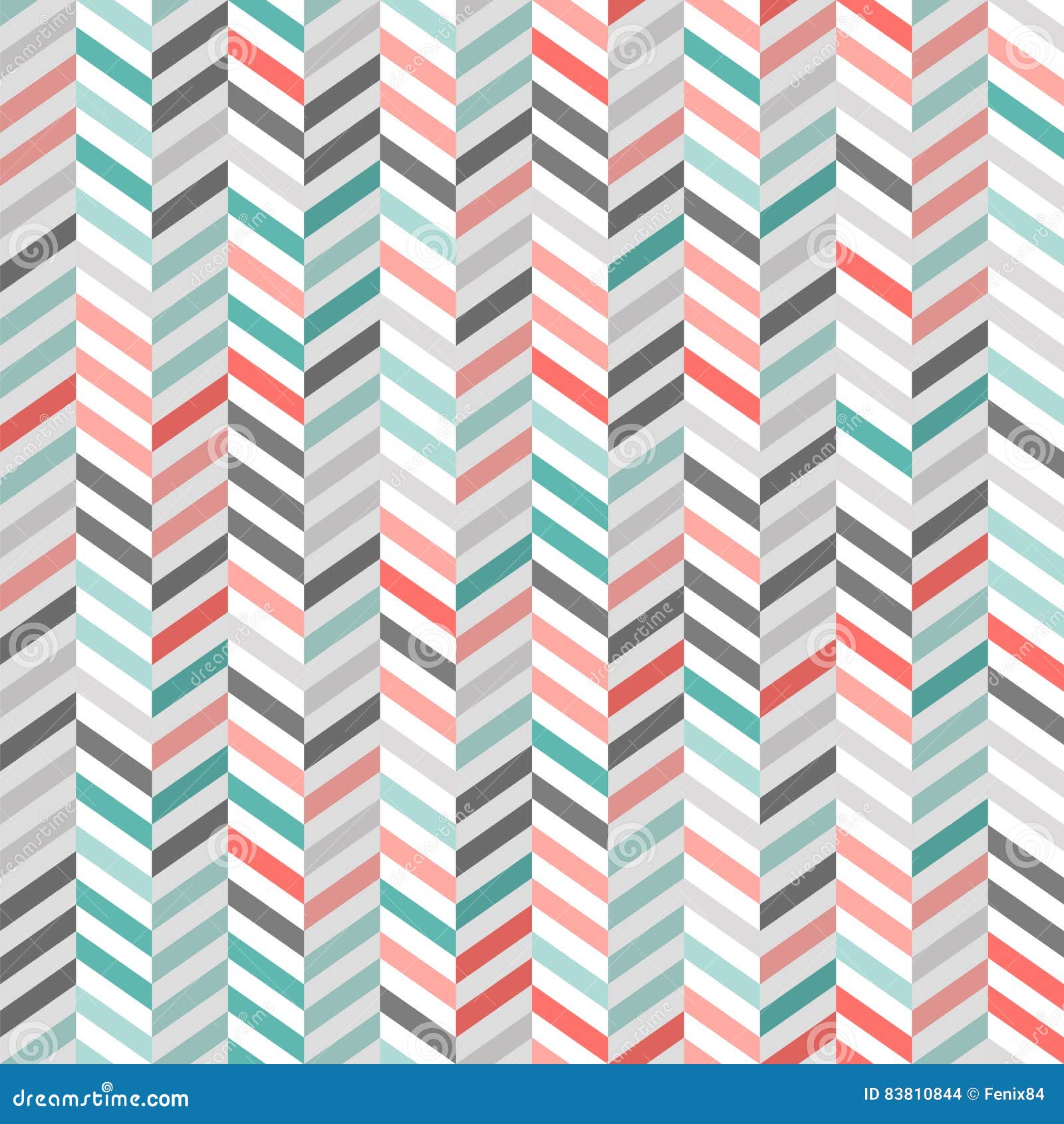 Abstract Geometric Pattern With Alternating Zigzag Oblique Lines Stock