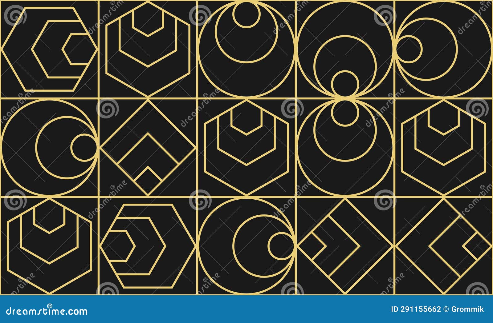 Abstract Geometric Pattern of Arbitrary Shapes Stock Vector ...