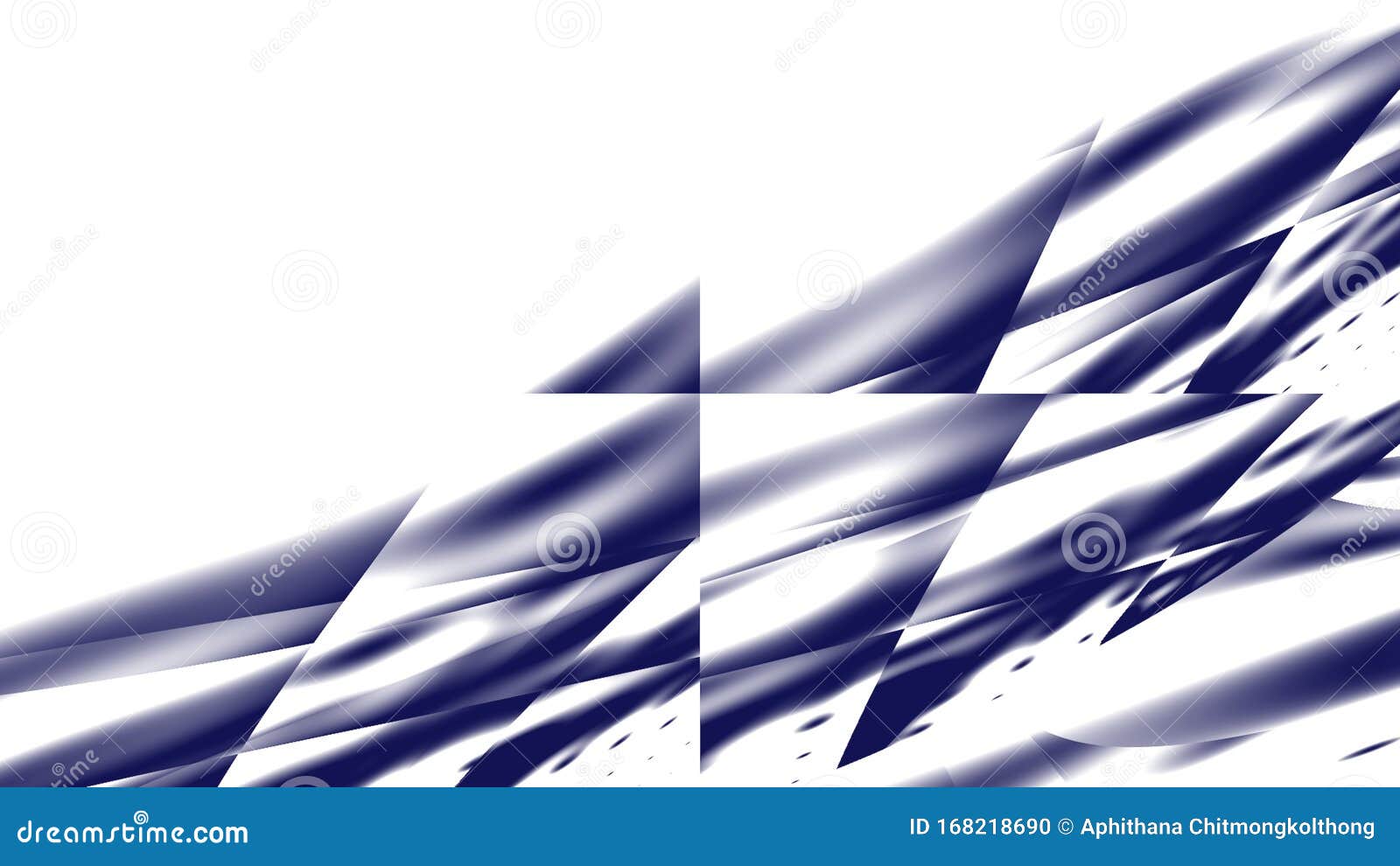The Abstract Geometric Pattern Background.blue Color on Triangle ...