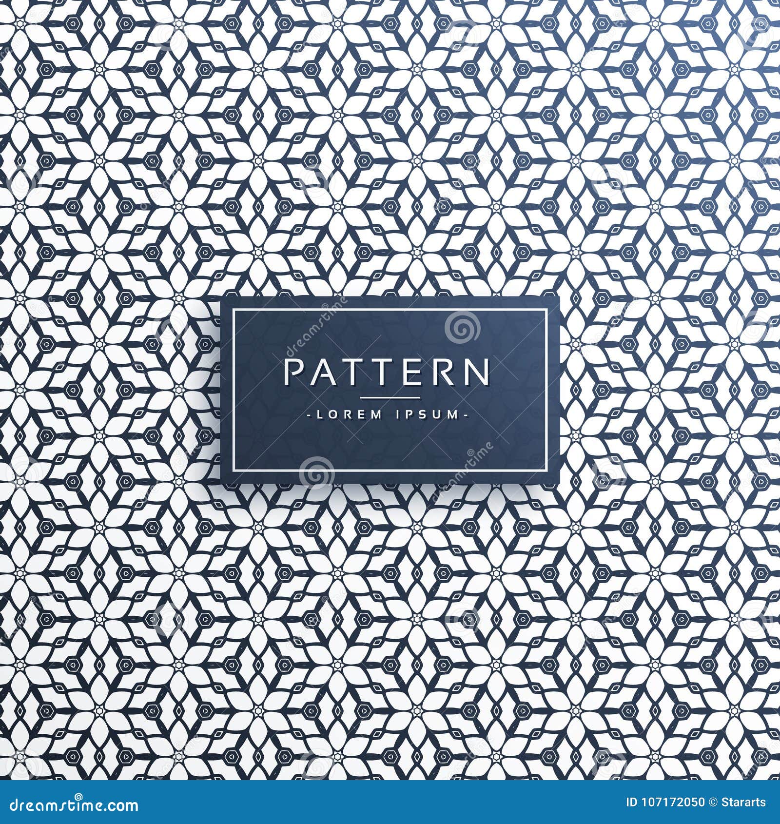 Abstract Geometric Pattern Background Design Stock Vector ...