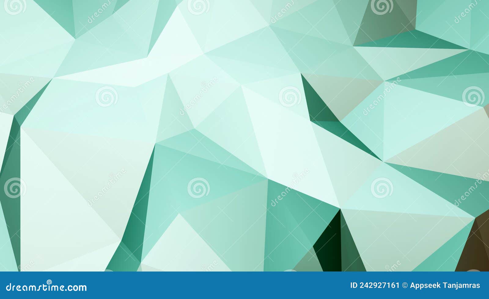 Abstract Geometric Pattern Background Green Polygon Triangle Background Brings New Popularity ...
