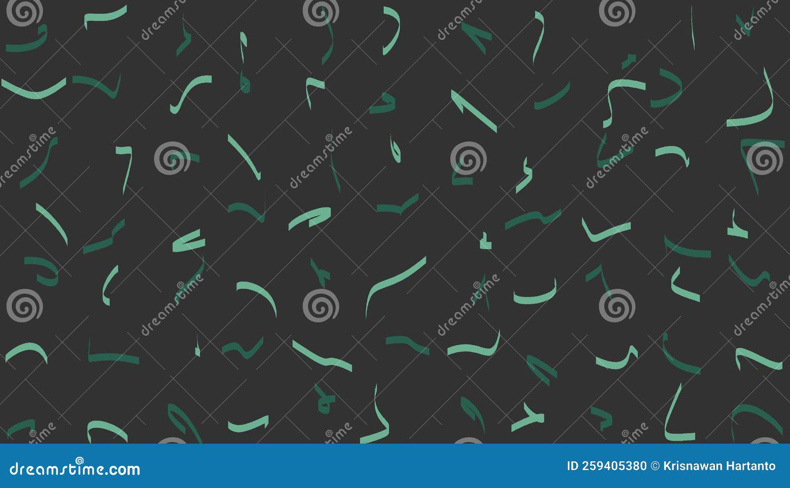 Abstract Black Pattern Background with Random Object Stock Illustration ...