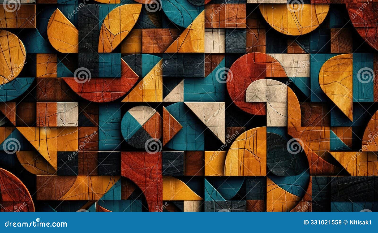 Abstract Geometric Pattern for Book Cover Design Stock Illustration ...