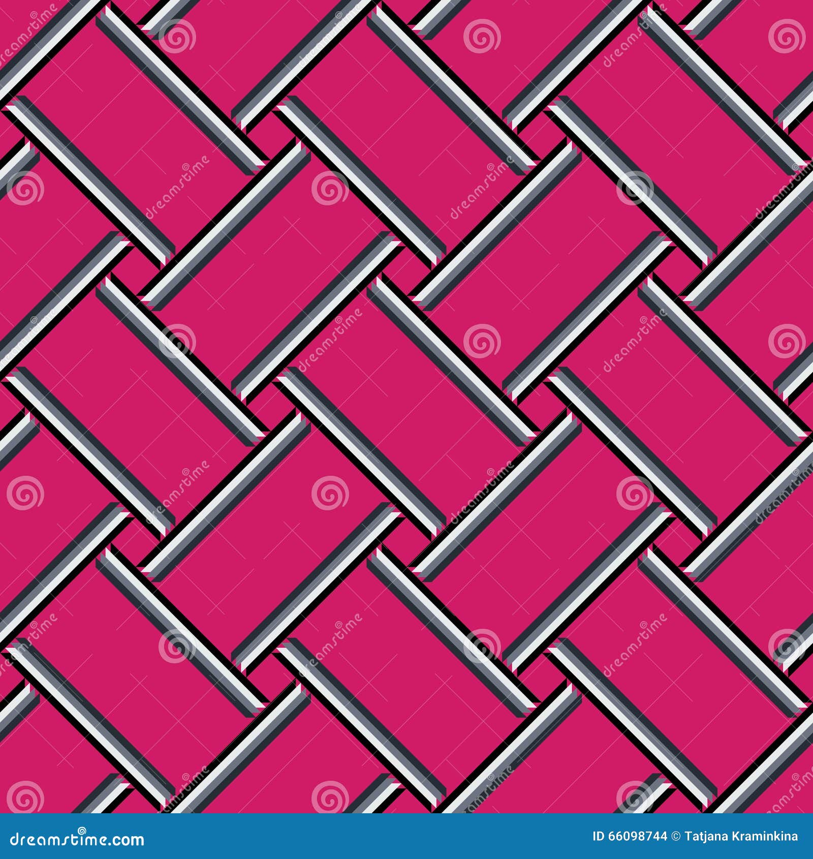 Abstract Geometric Pattern, Colorful Pink Seamless Background. Stock ...