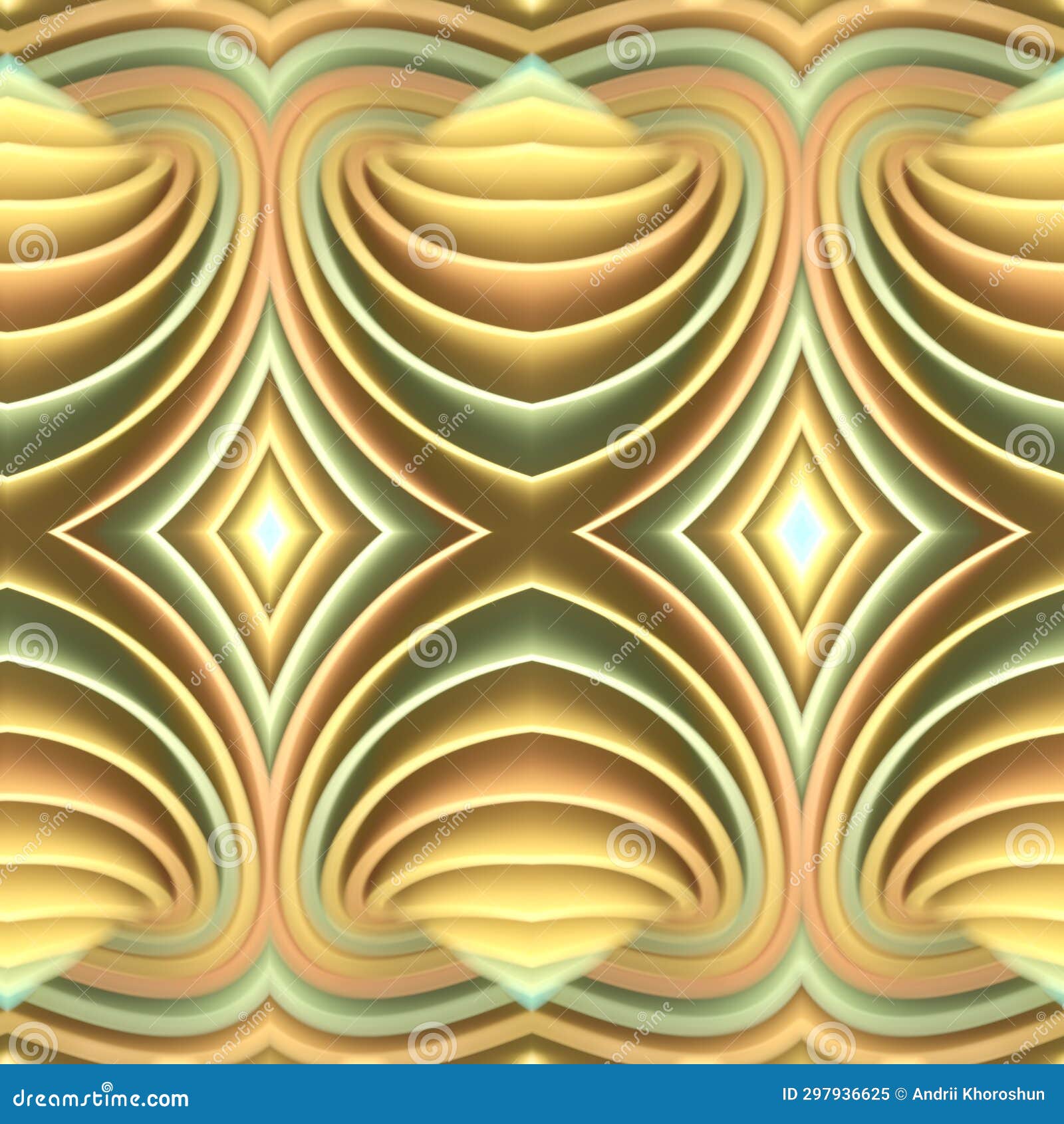 An Abstract Geometric Pattern Creates a Sense of Depth and Complexity ...