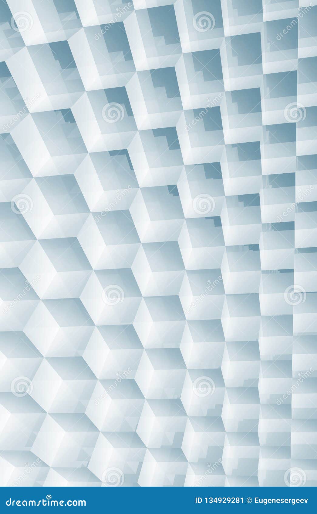 Abstract Geometric Pattern. 3 D Cubes Stock Image - Image of square ...