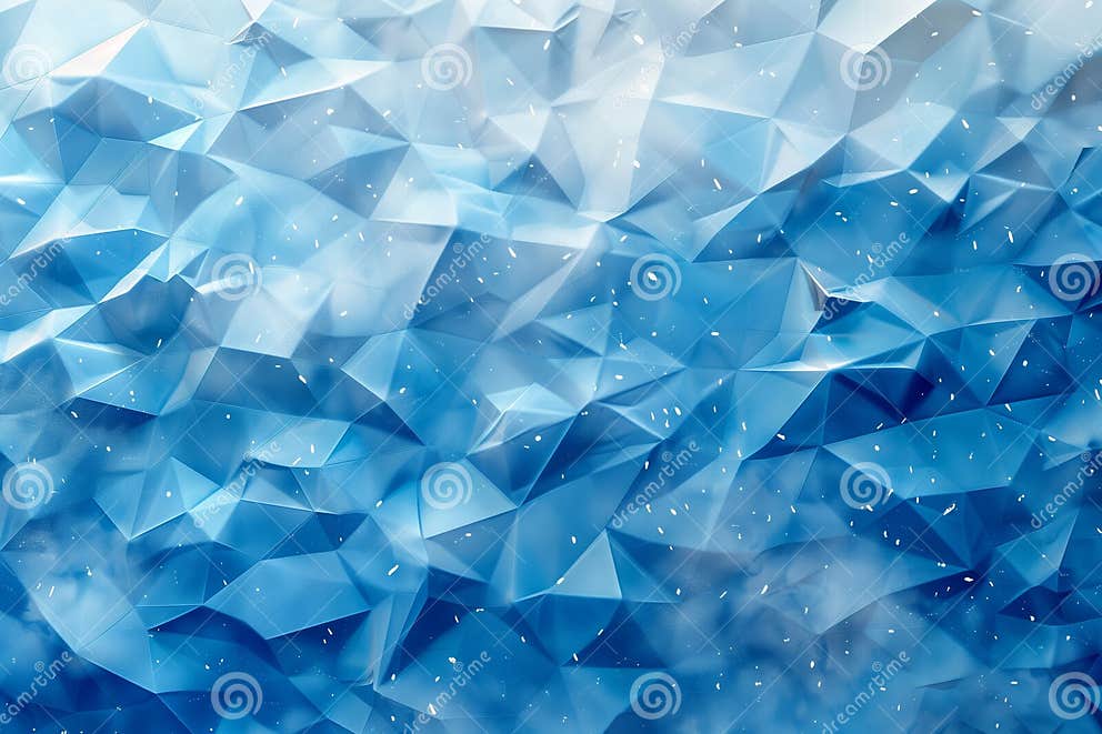 Abstract Geometric Pattern in Deep Blue Tones Stock Image - Image of ...