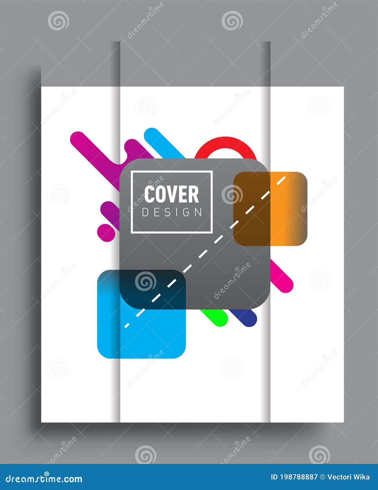 Abstract Geometric Pattern Design and Background. Vector Templates for ...