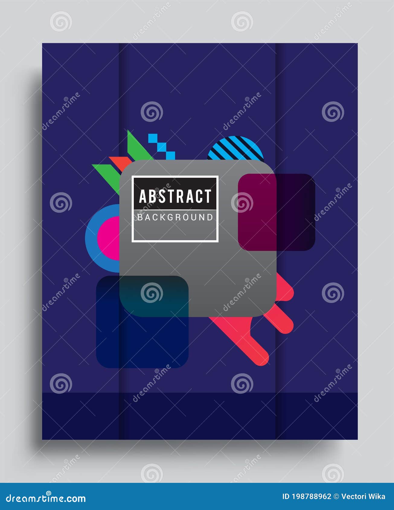 Abstract Geometric Pattern Design and Background. Vector Templates for ...