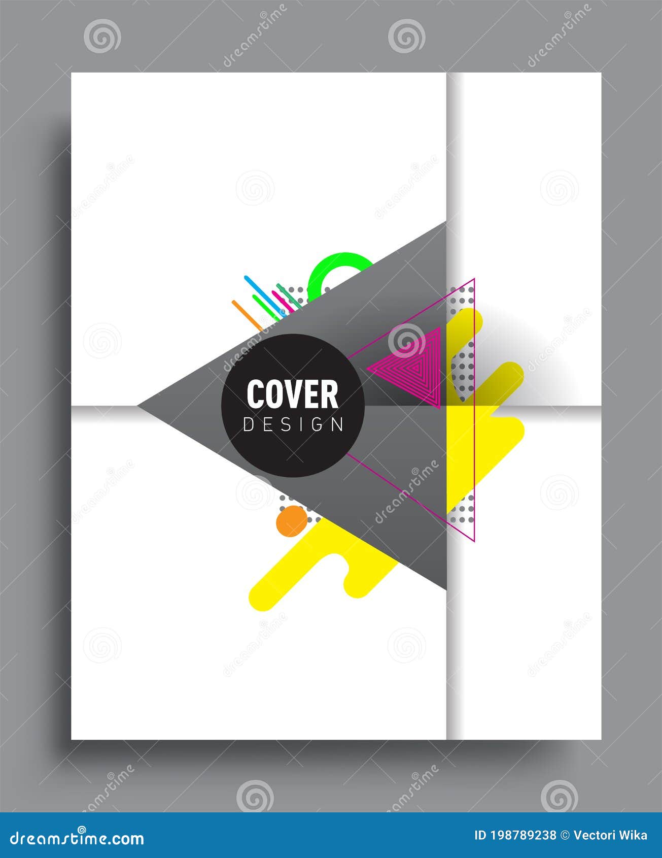 Abstract Geometric Pattern Design and Background. Vector Templates for ...