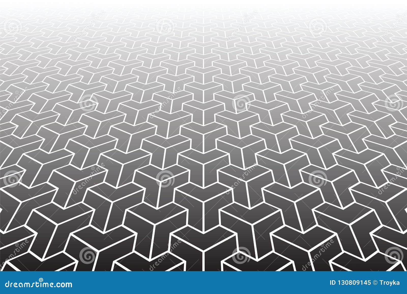 Abstract Geometric Pattern. Diminishing Perspective Stock Vector ...