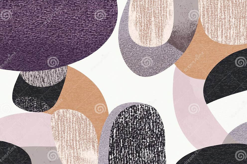 Abstract Geometric Pattern with Earthy Tones and Modern Design Elements ...