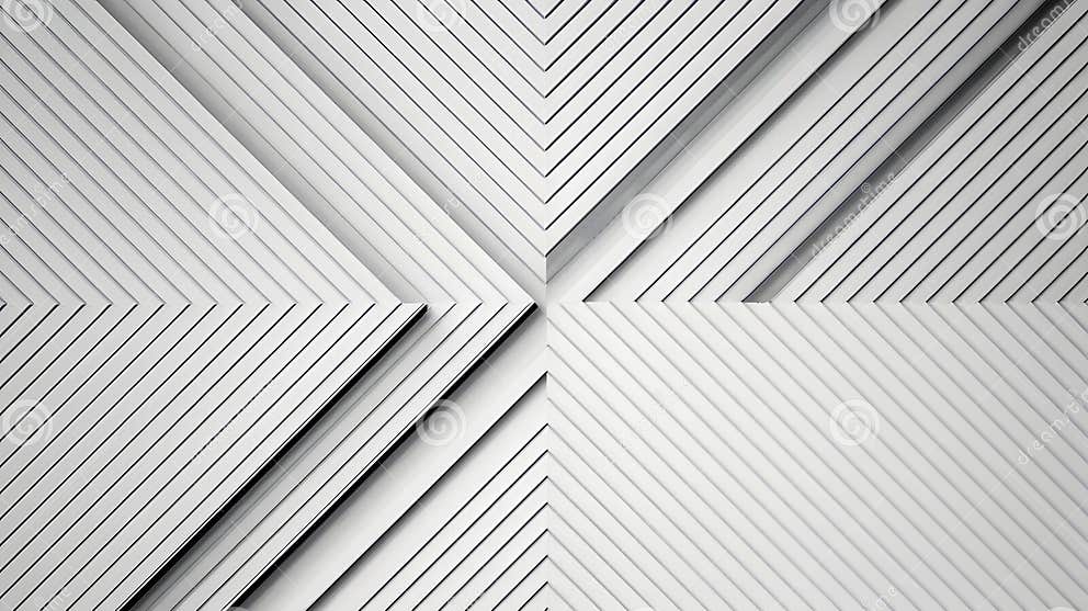 Intersections in White: Geometric Abstract Patterns in Modern Design ...
