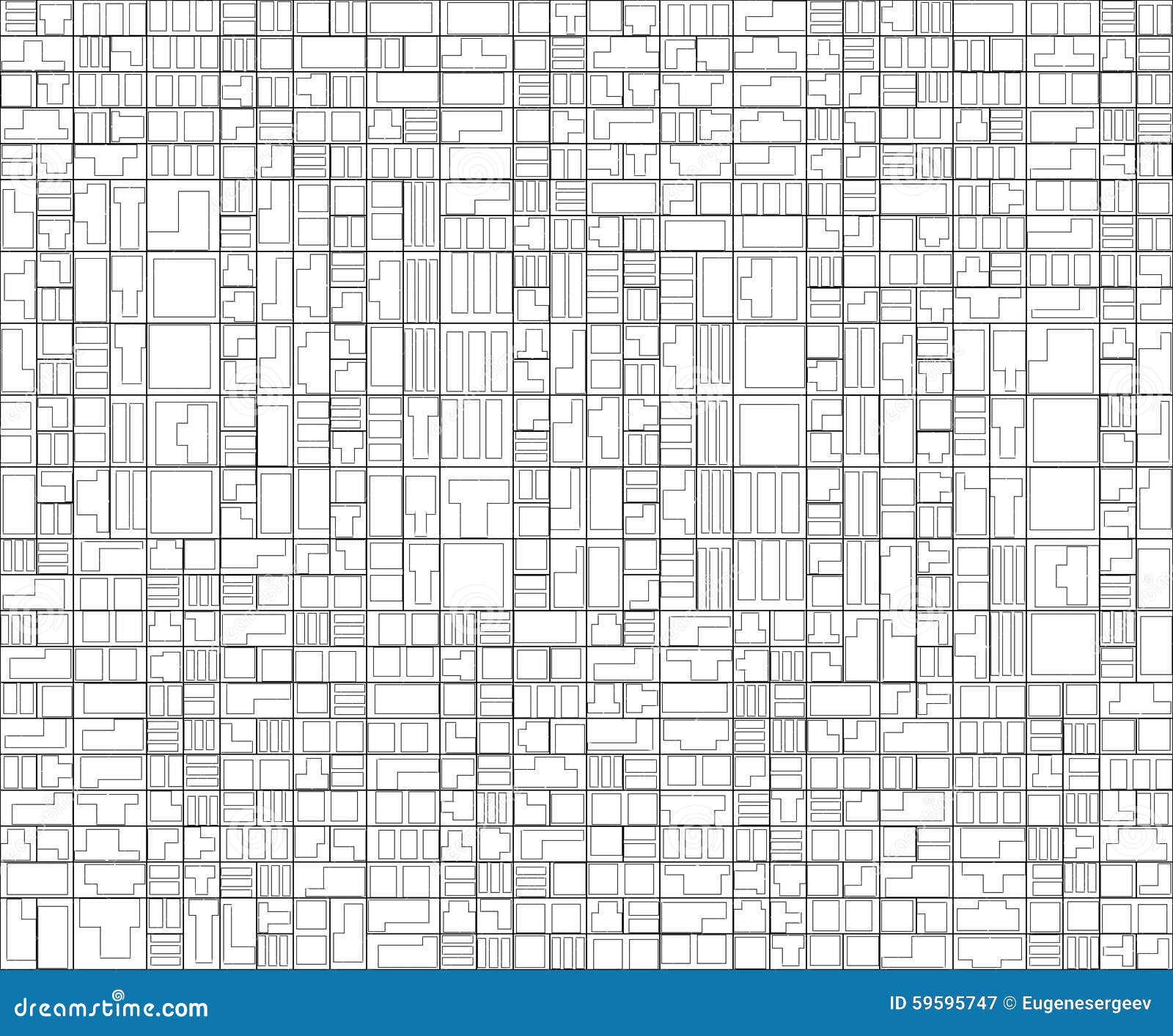 Abstract Geometric Pattern. High Tech Structure Stock Illustration ...