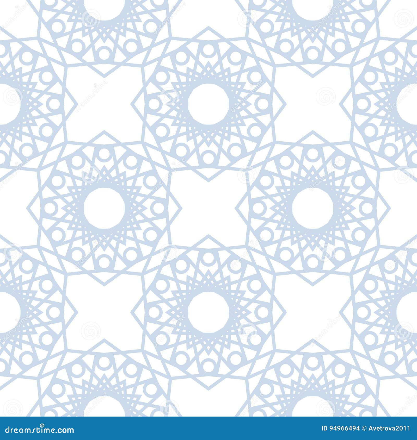 Abstract Geometric Pattern. Light Blue and White Seamless Background ...