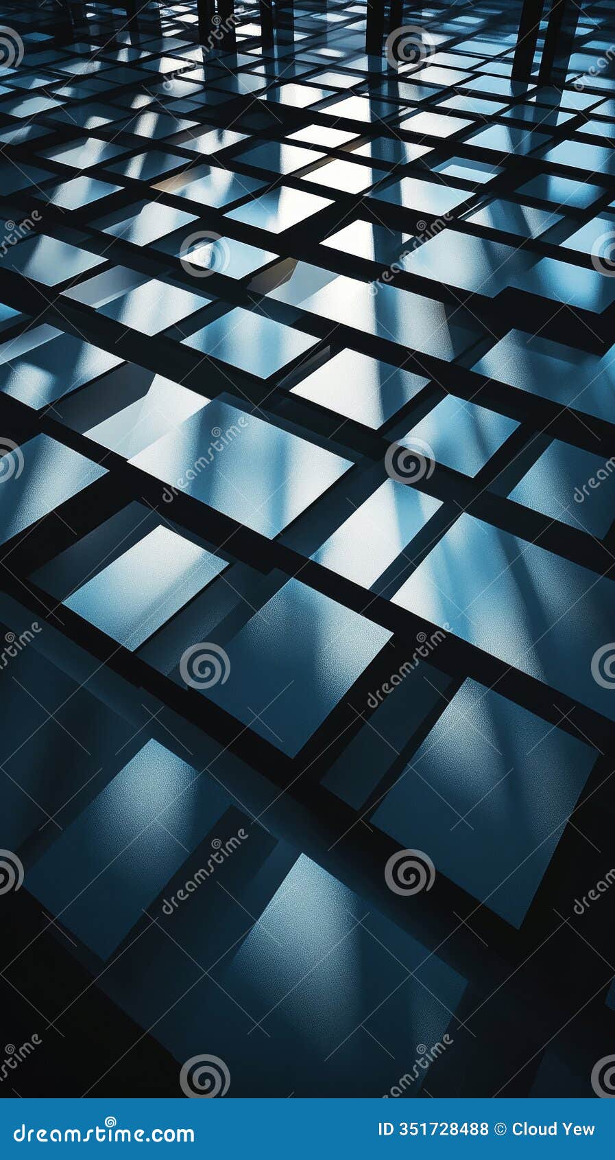 Abstract Geometric Pattern with Light and Shadow in Modern ...