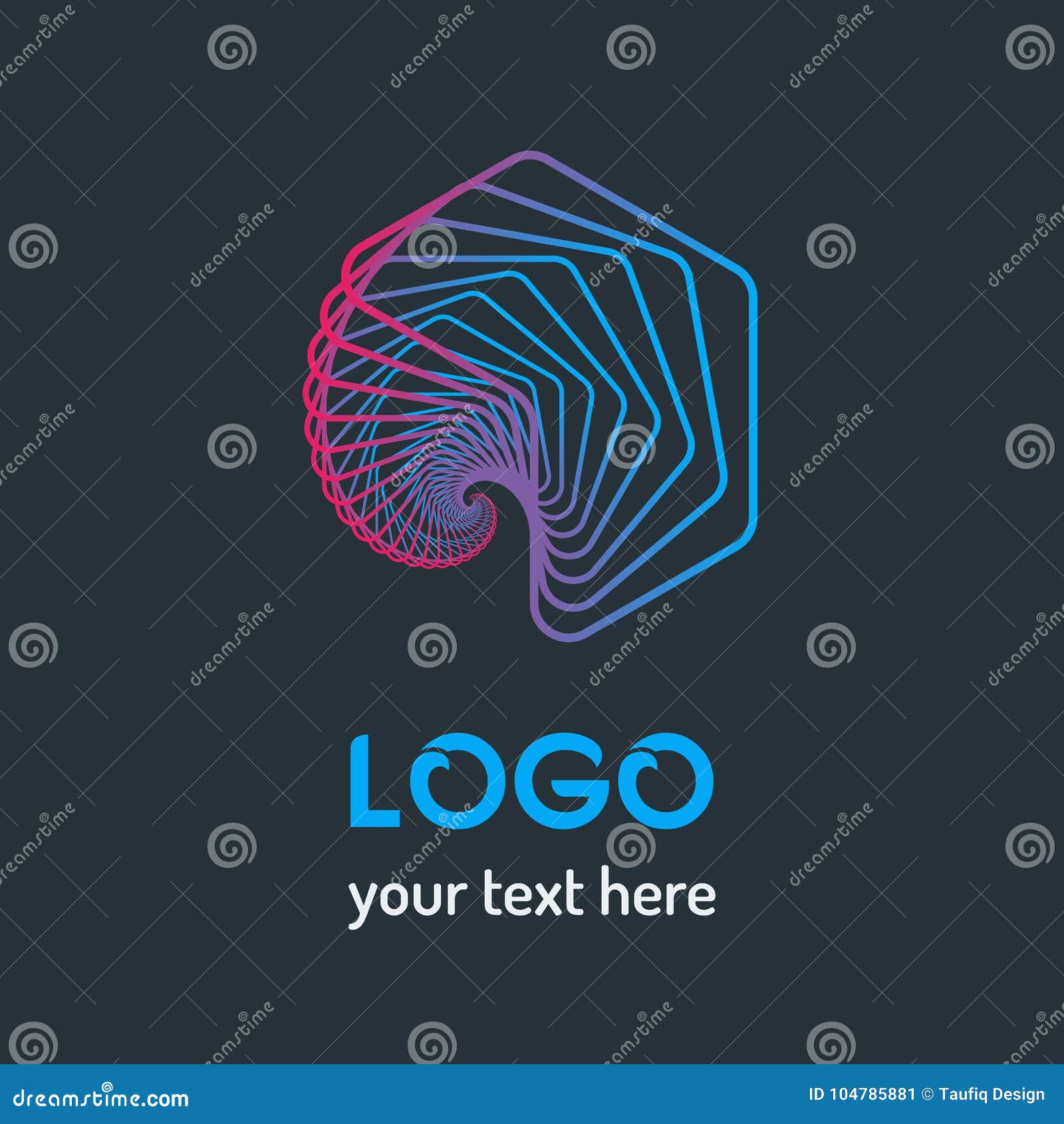 Abstract Geometric Pattern Line Logo Icon Background Vector ...