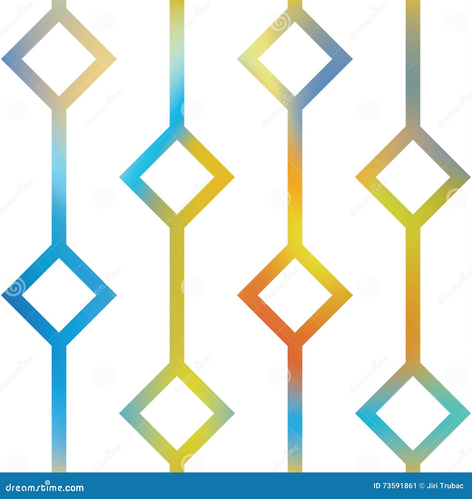 Abstract Geometric Pattern with Lines, Rhombuses. Vector Seamless ...