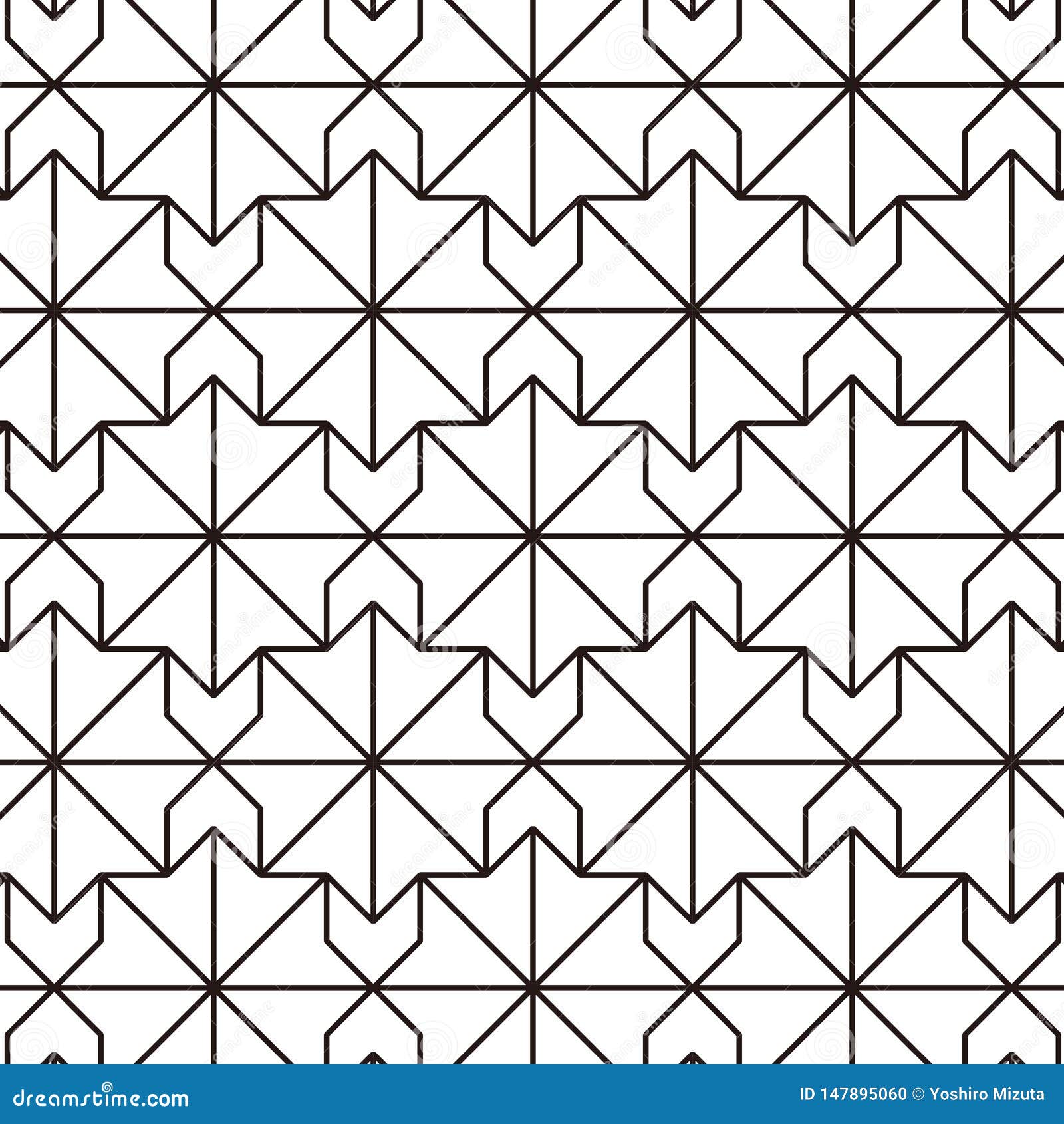 Abstract Geometric Pattern with Lines Stock Vector - Illustration of ...