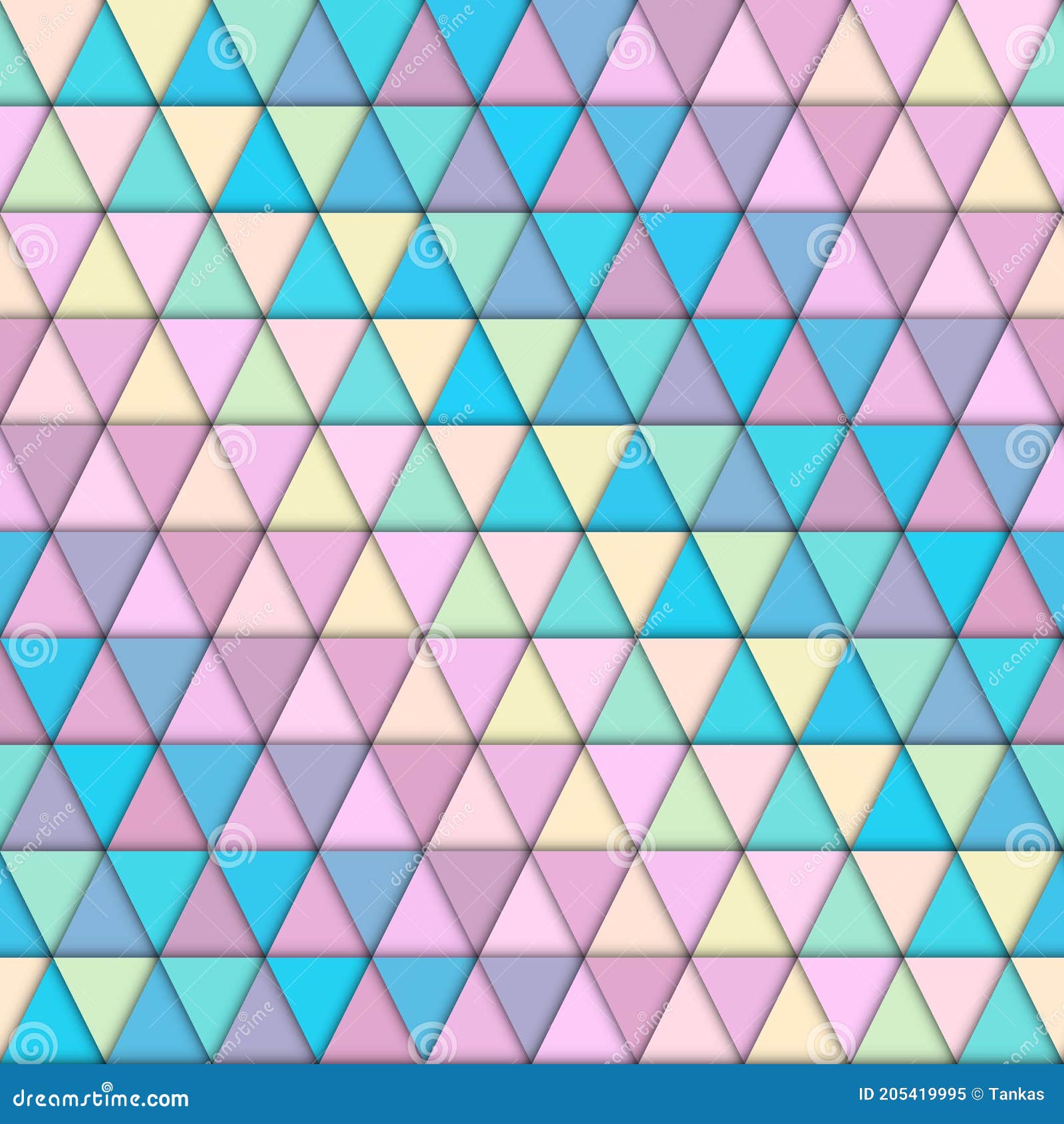 Geometric Abstract Pattern in Low Poly Style. Stock Vector ...