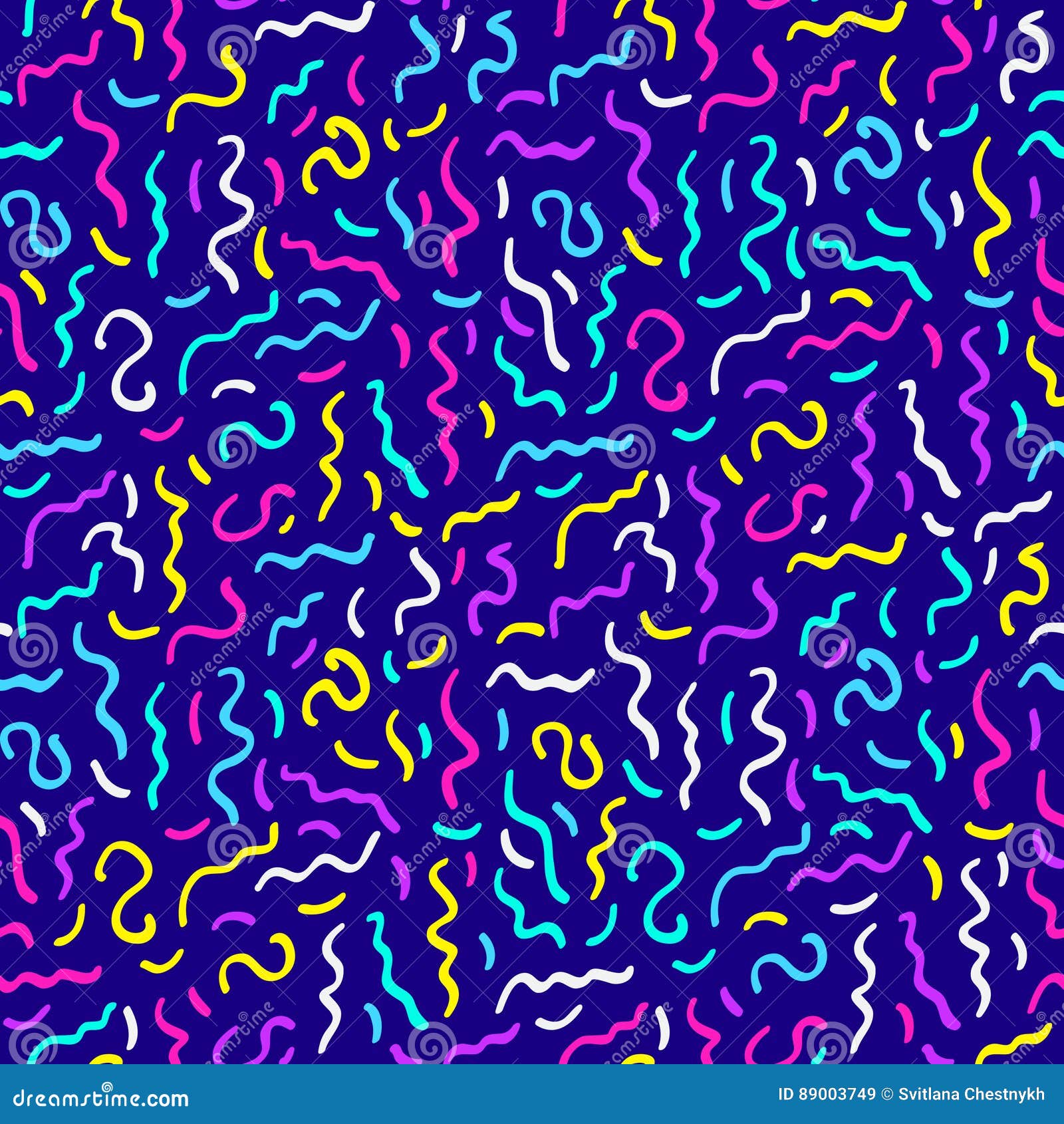 Abstract Geometric Pattern, Neon Colors Stock Vector - Illustration of ...