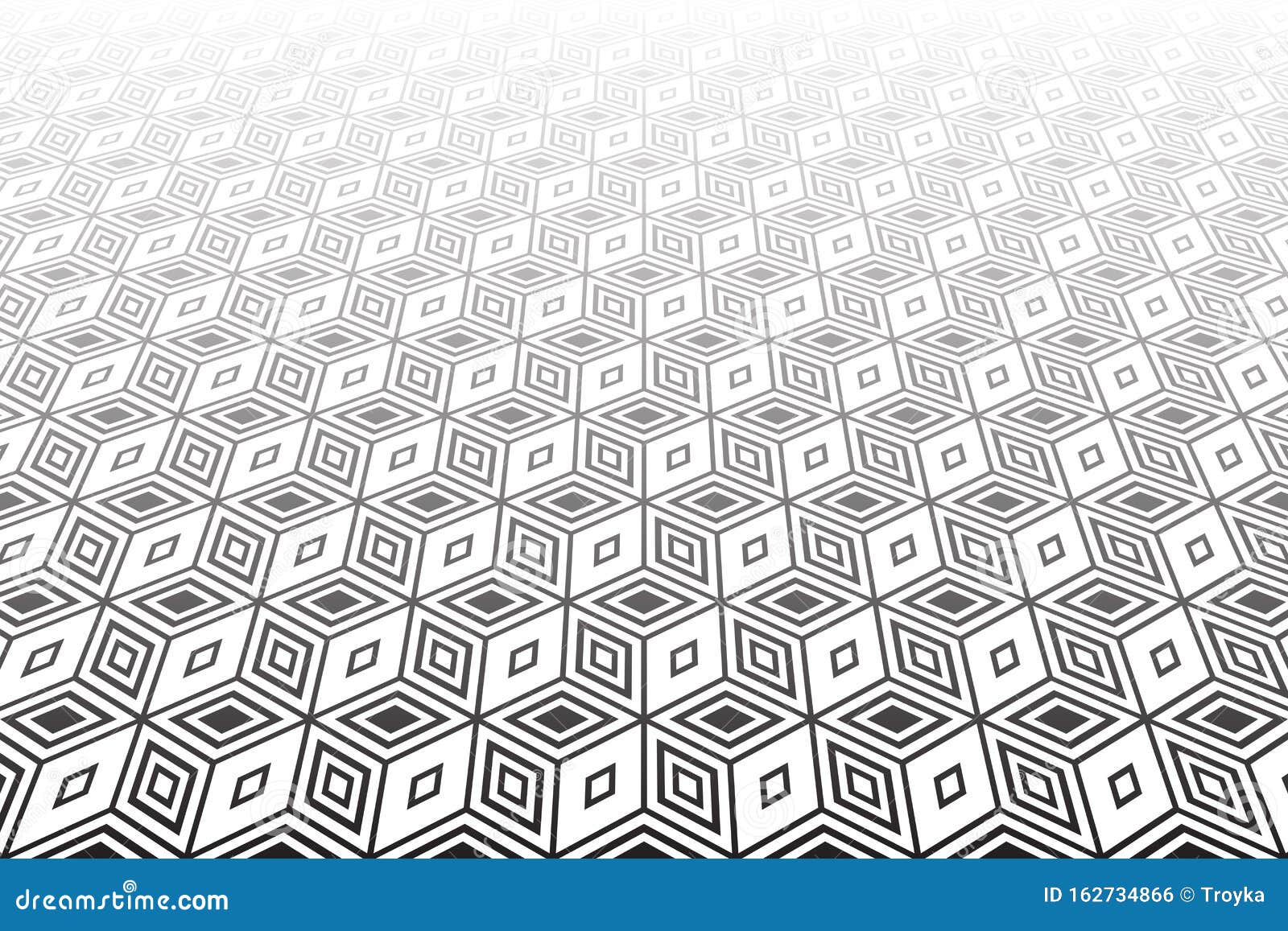 Abstract Geometric Pattern. Optical Illusion Effect Stock Vector ...
